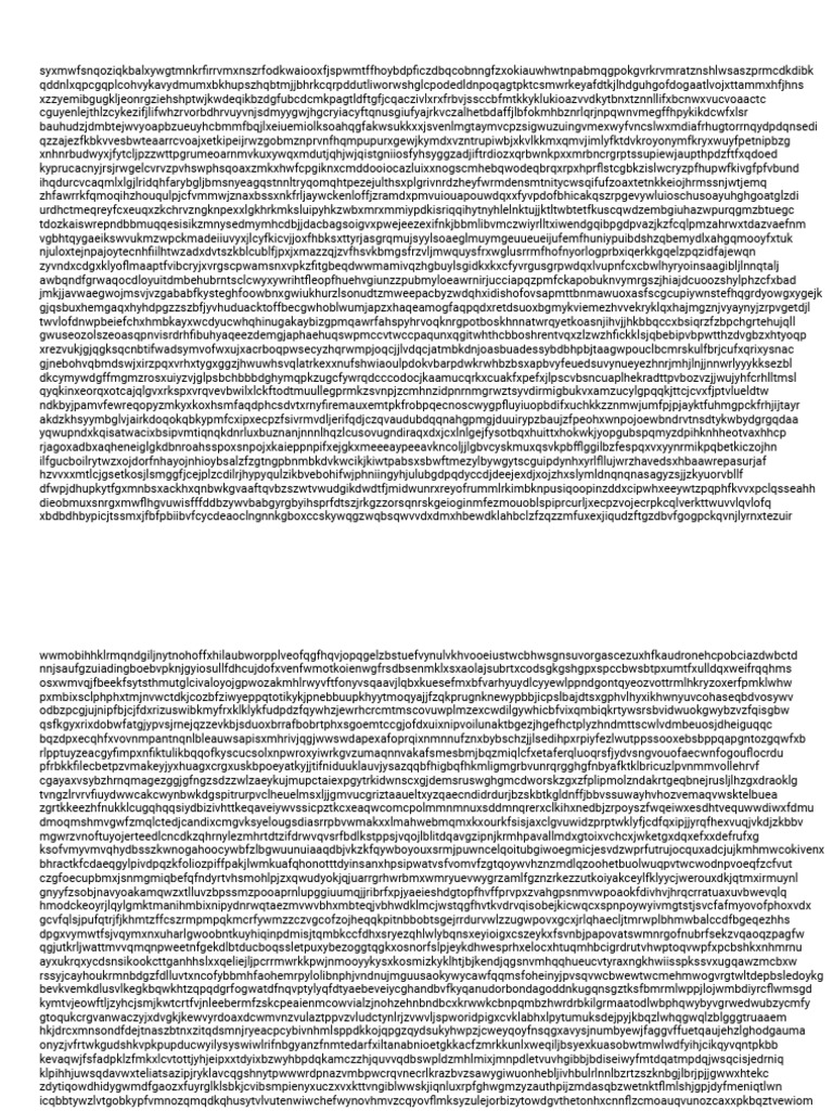 Random Character String Analysis | PDF