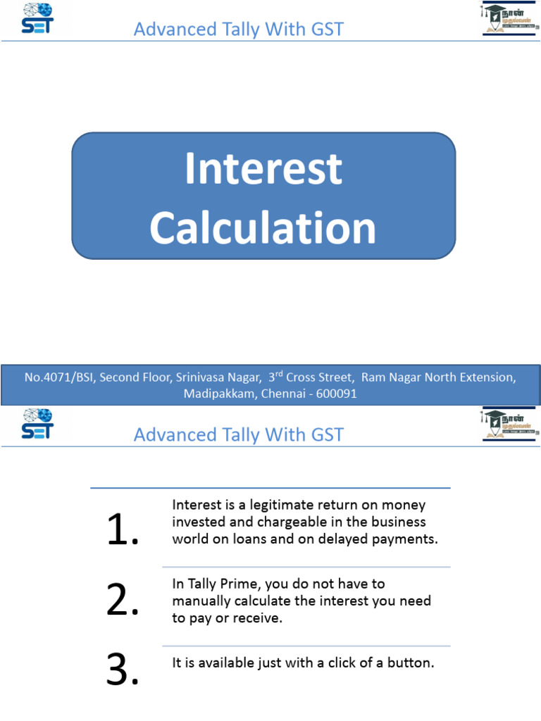 Interest Calculation | PDF