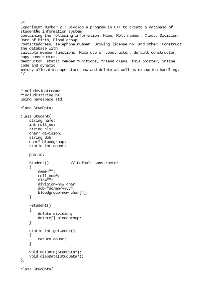 Oop Practical 2 | PDF