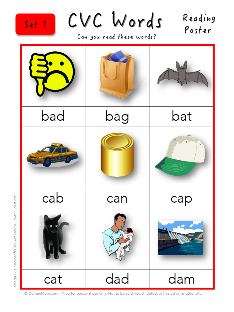 Simple-Phonics-Word-Matching-Game - Kopia | PDF