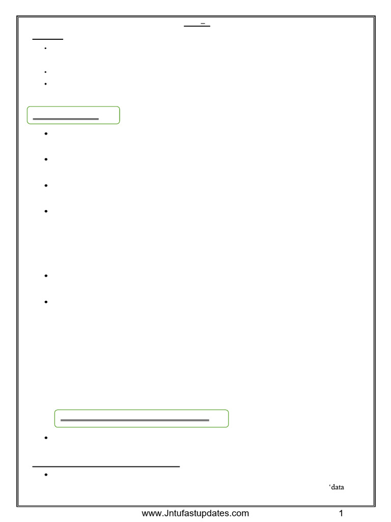 Data Structures R20 - UNIT-1 (Ref-2) | PDF