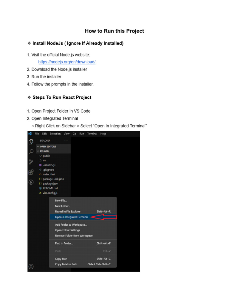 How to Run Project | PDF