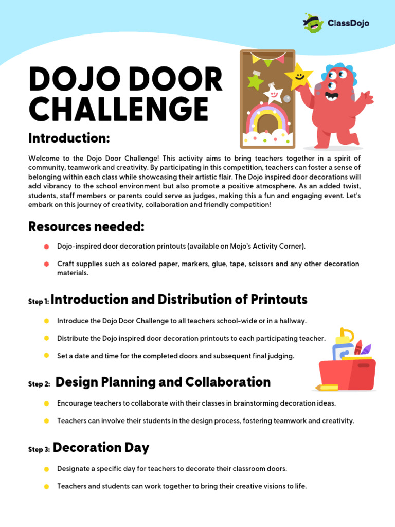 Dojo Door Challenge: Step 1 | PDF