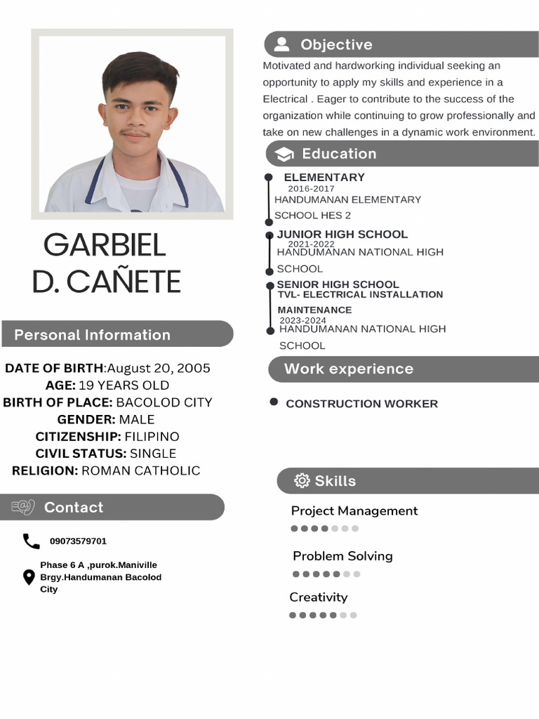 Gabriel Resume | PDF