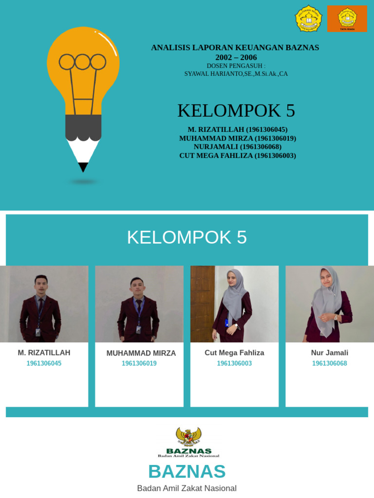 Tugas Kelompok 5 Analisis Lap. Keu. Ziswaf | PDF