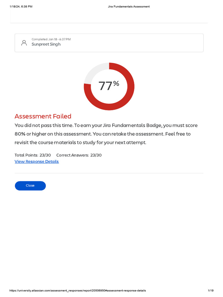 Jira Fundamentals Assessment | PDF