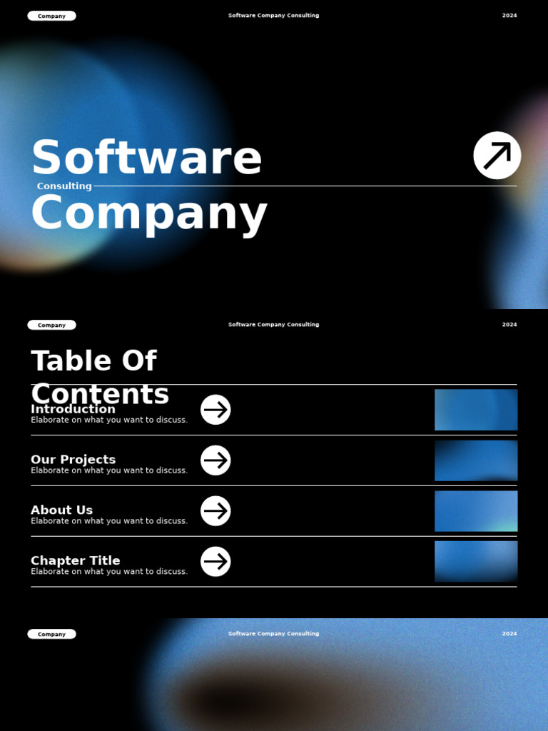Gradient Minimal Software Company Consulting Presentation | PDF ...