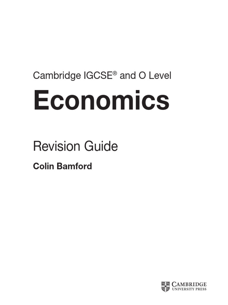 Economics: Revision Guide | PDF