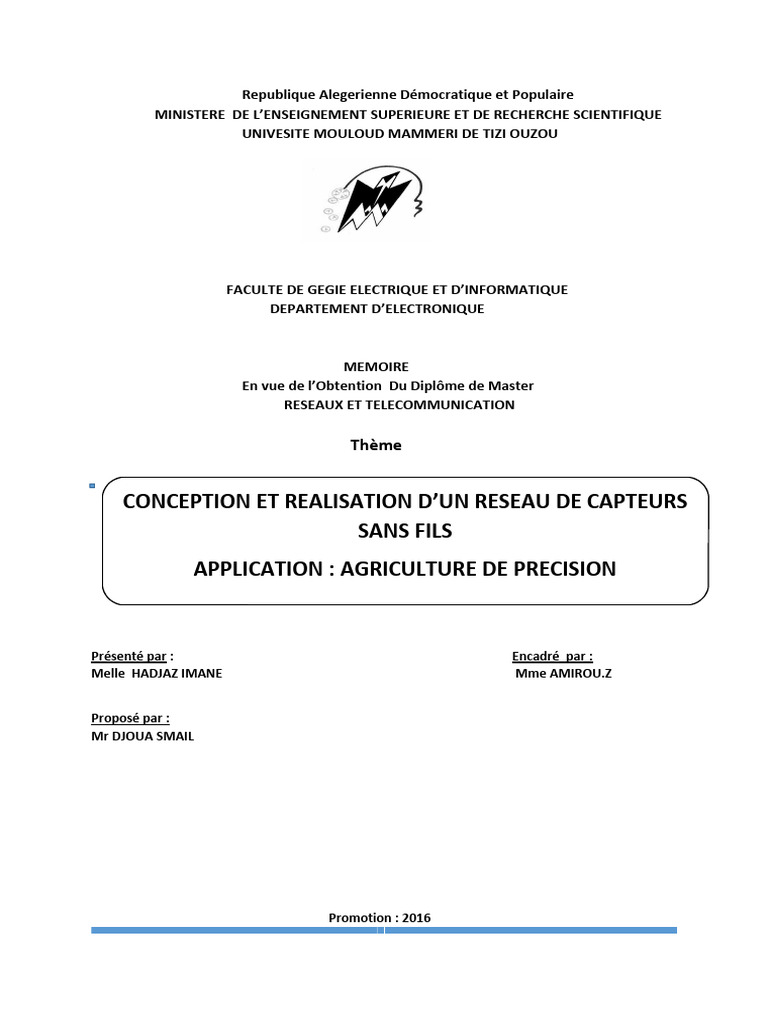 Hadjaz Imane | PDF | Electronics | Computer Engineering