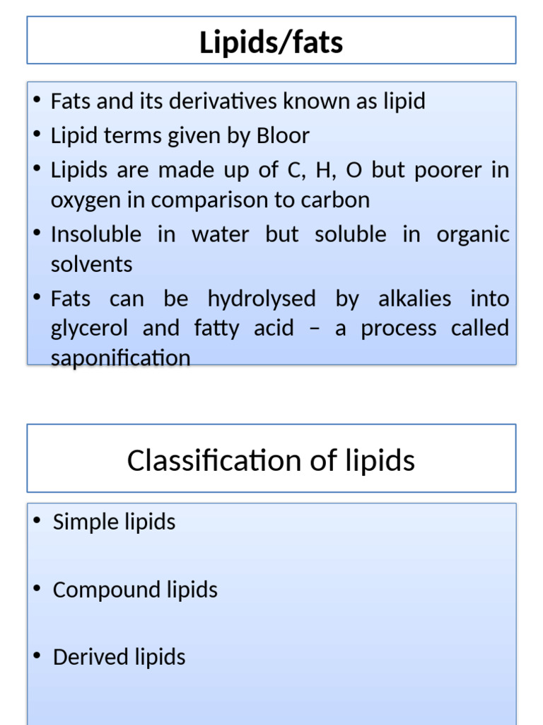Lipids | PDF