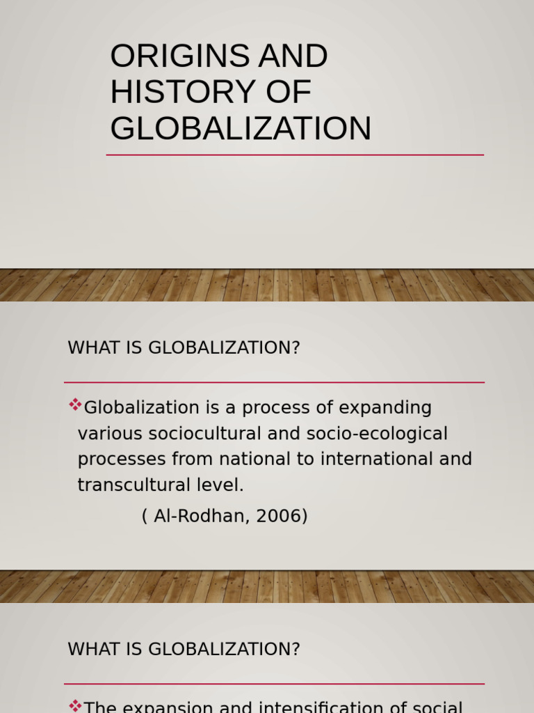 Globalization Theories | PDF