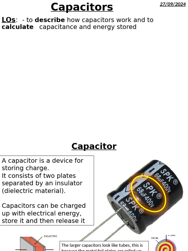 1 - Capacitors - FPU AKA | PDF