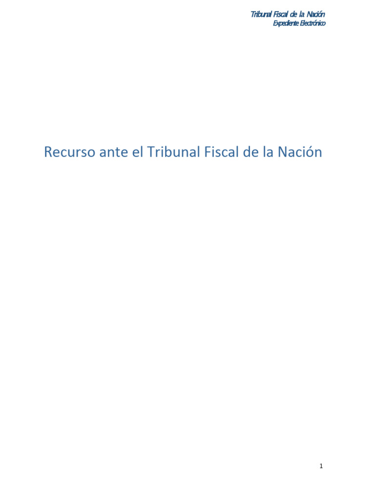 TFN - Expediente Electronico | PDF