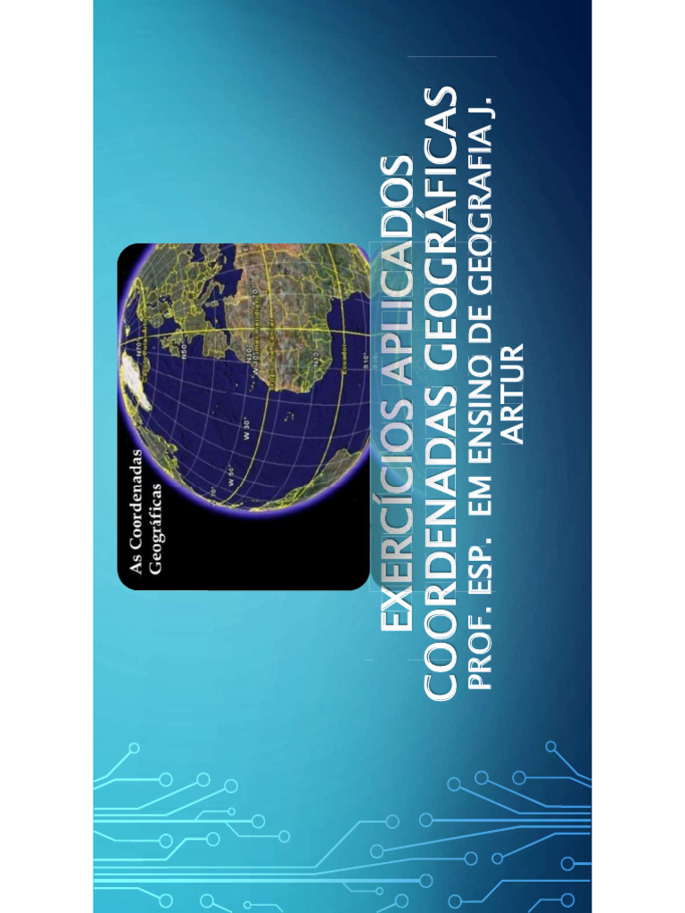 Exercícios de Coordenadas | PDF
