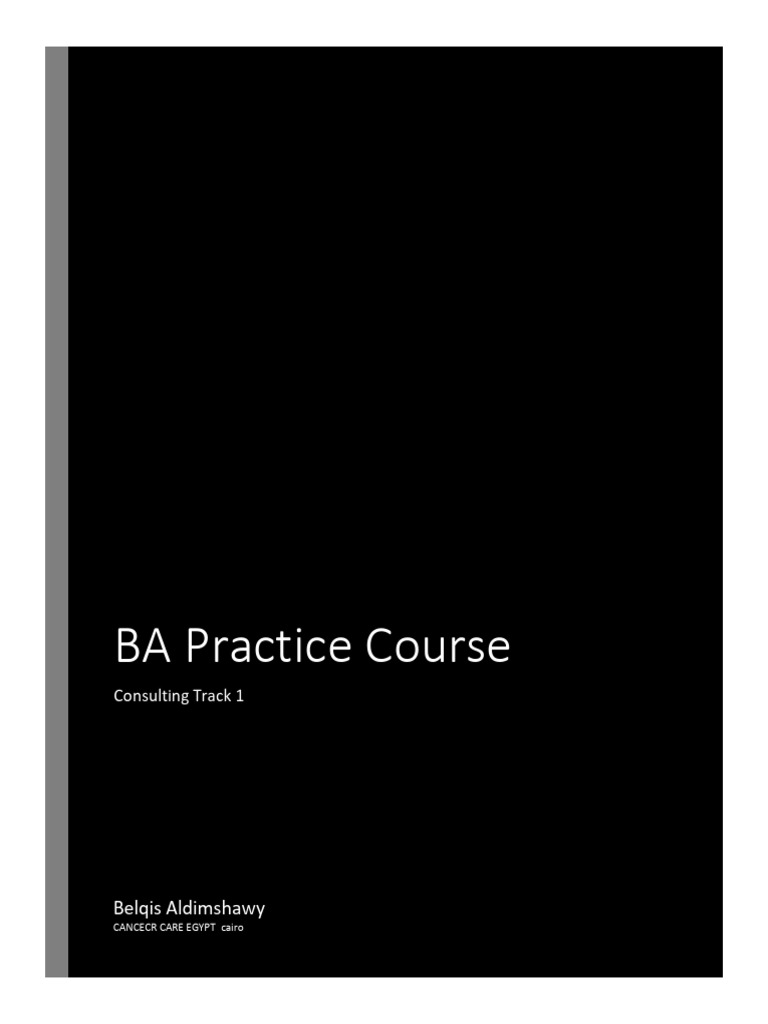 BA Course Plan | PDF