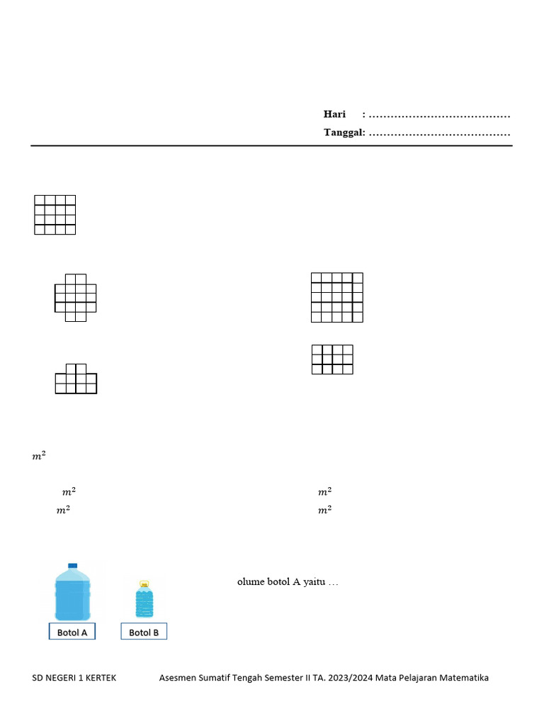 Soal Sts 2 Kelas 4 MTK | PDF