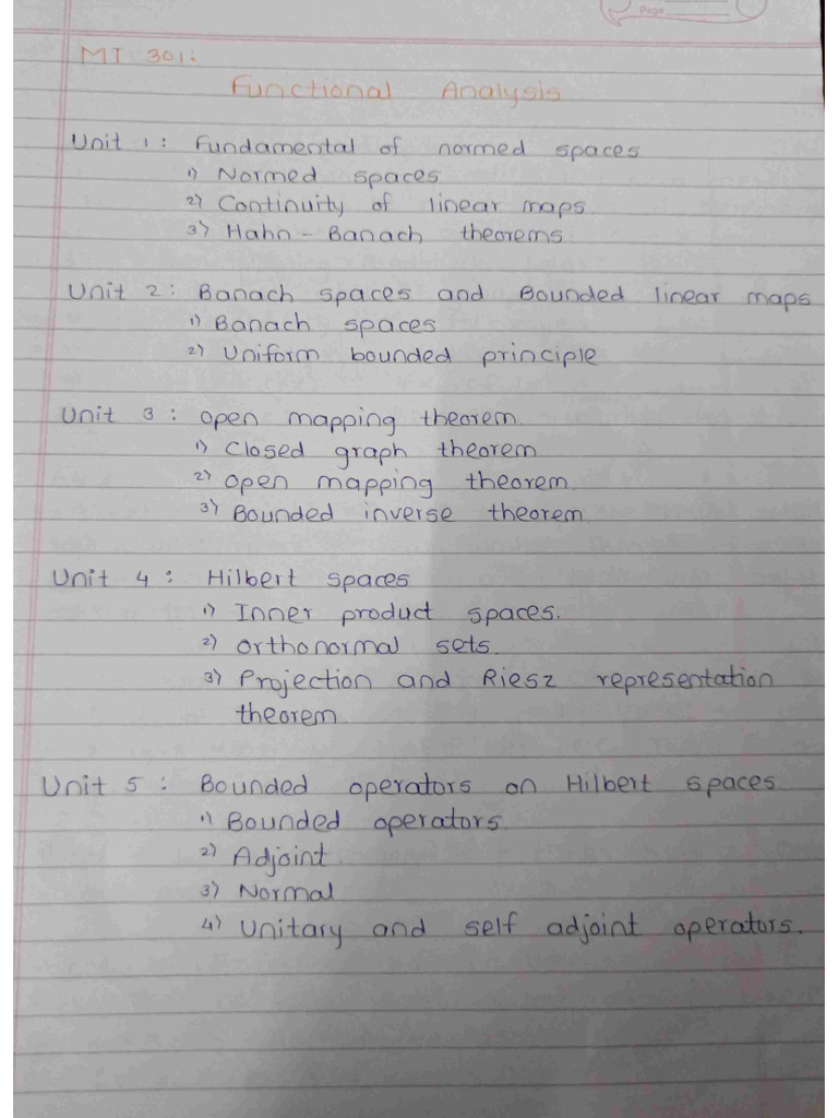 Functional Analysis | PDF