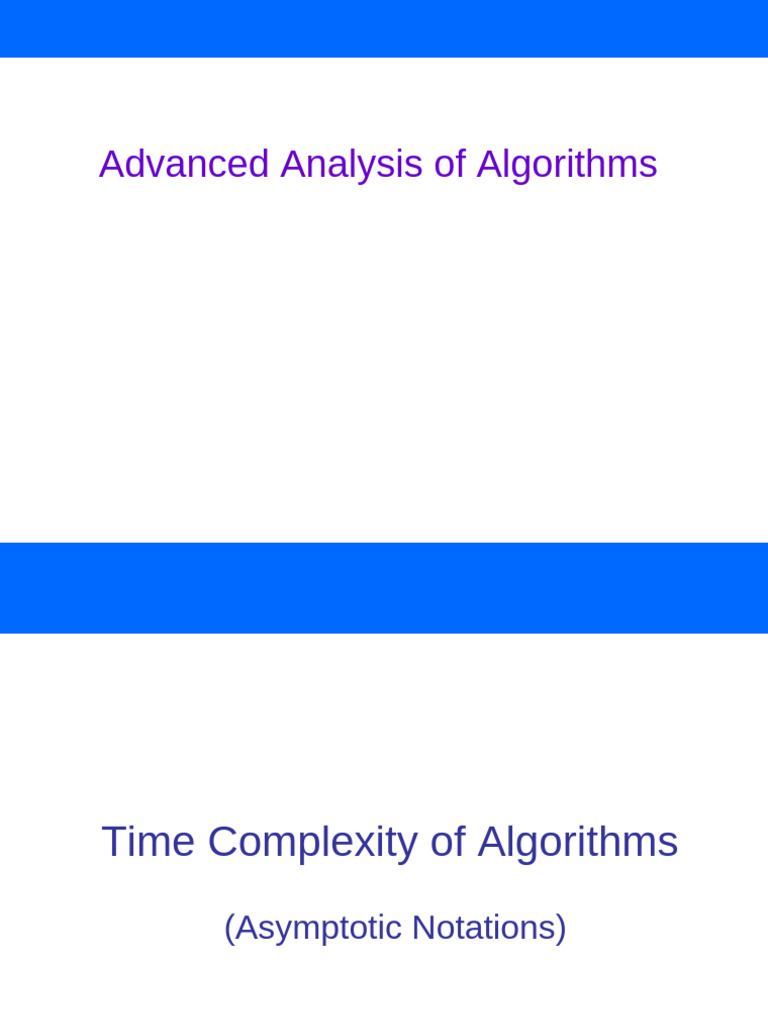 Week-2 - (1) - Time Complexity | PDF