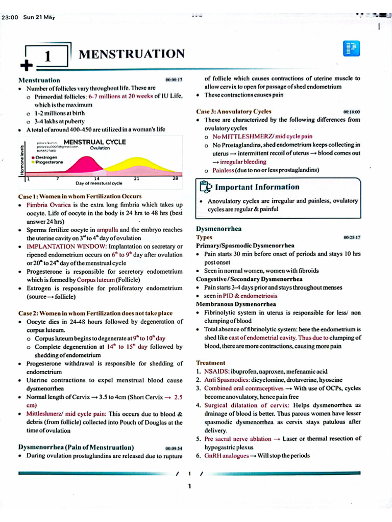 Obstetric and Gynecology | PDF