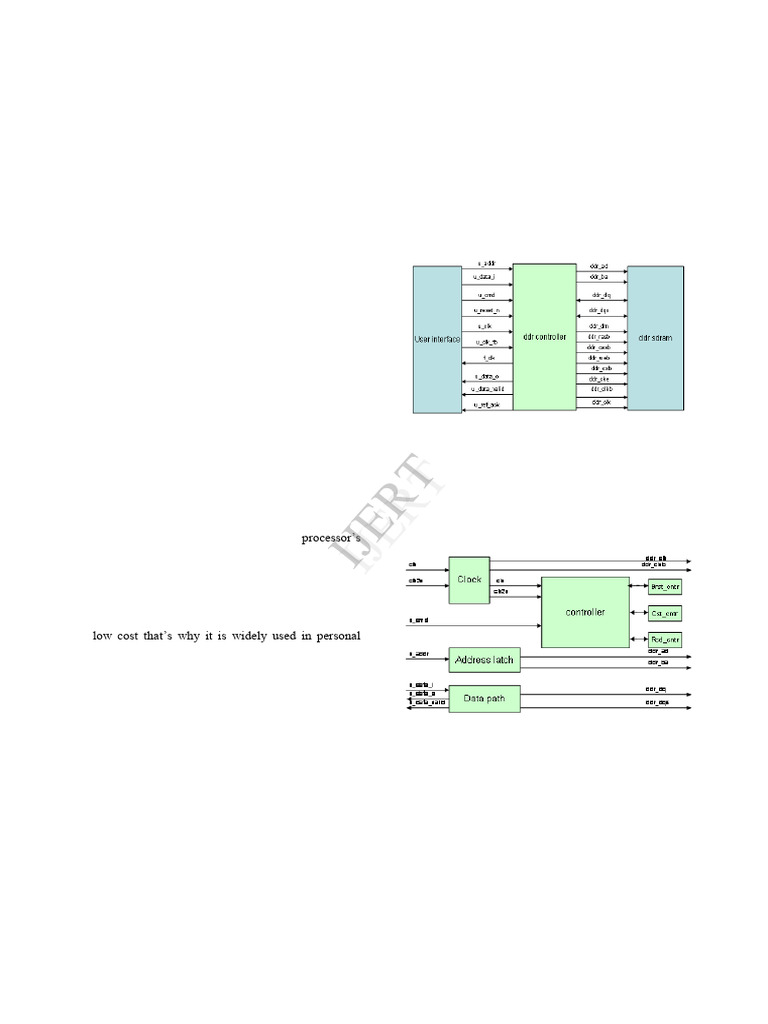 Rtl Design Of Ddr Sdram Controller Using Verilog Ijertv1is10272 Pdf