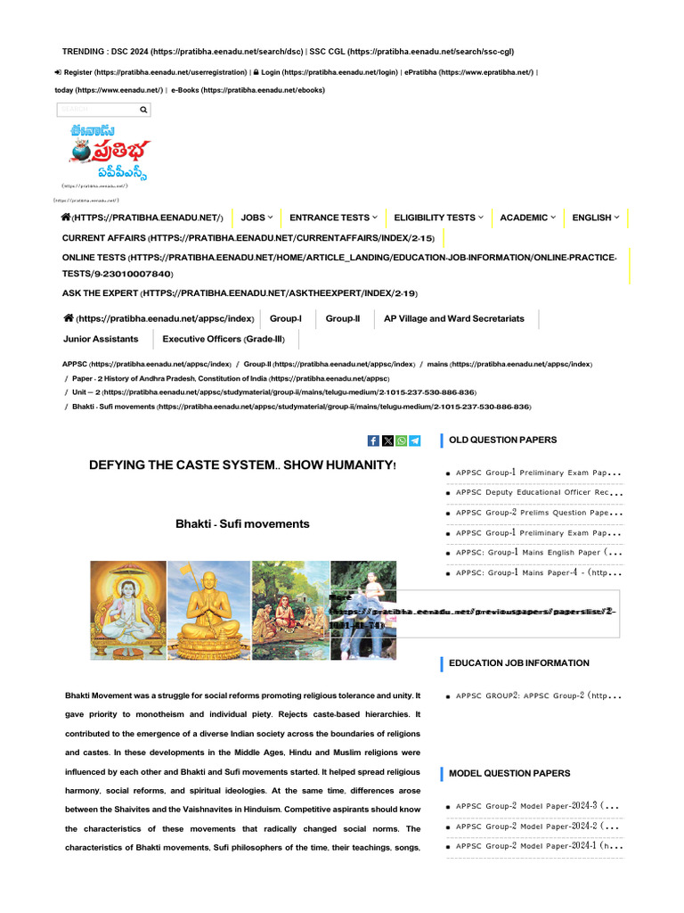 Defying The Caste System.. Showing Humanity (Upsc) | PDF