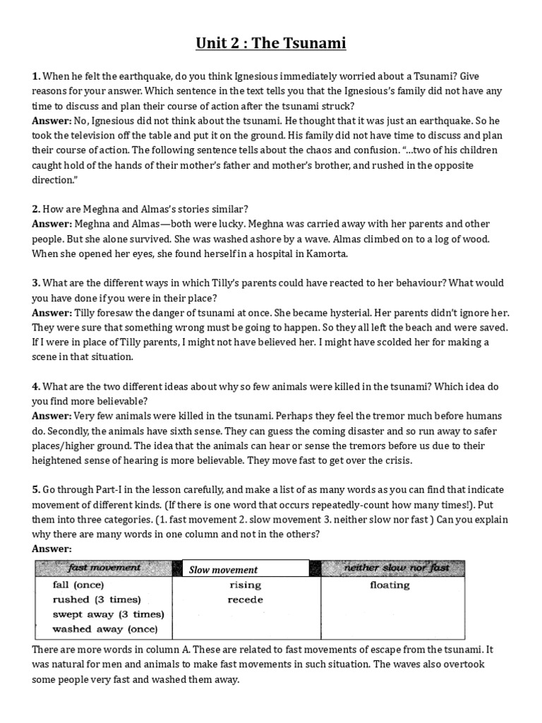 2.1 The Tsunami Notes | PDF