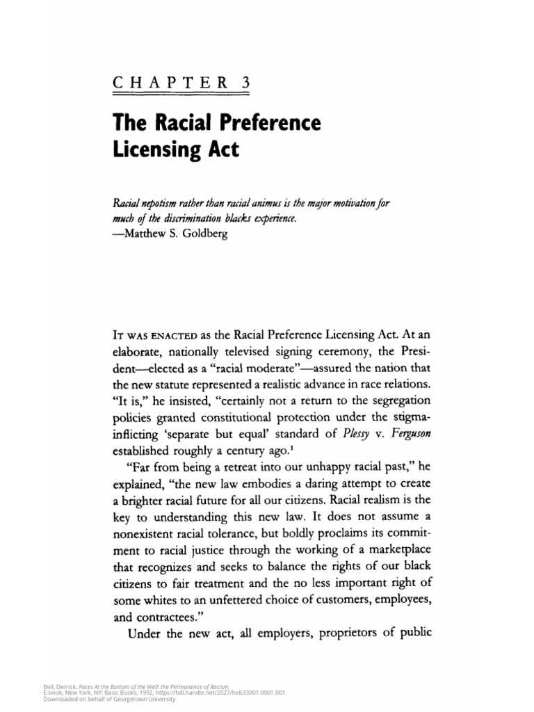 5 3 The Racial Preference Licensing Act Page 47 | PDF