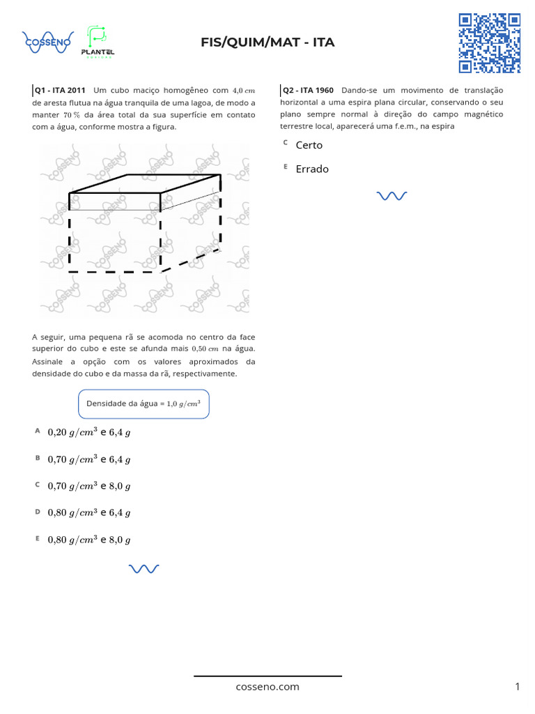 Fis - Quim.mat - Ita | PDF