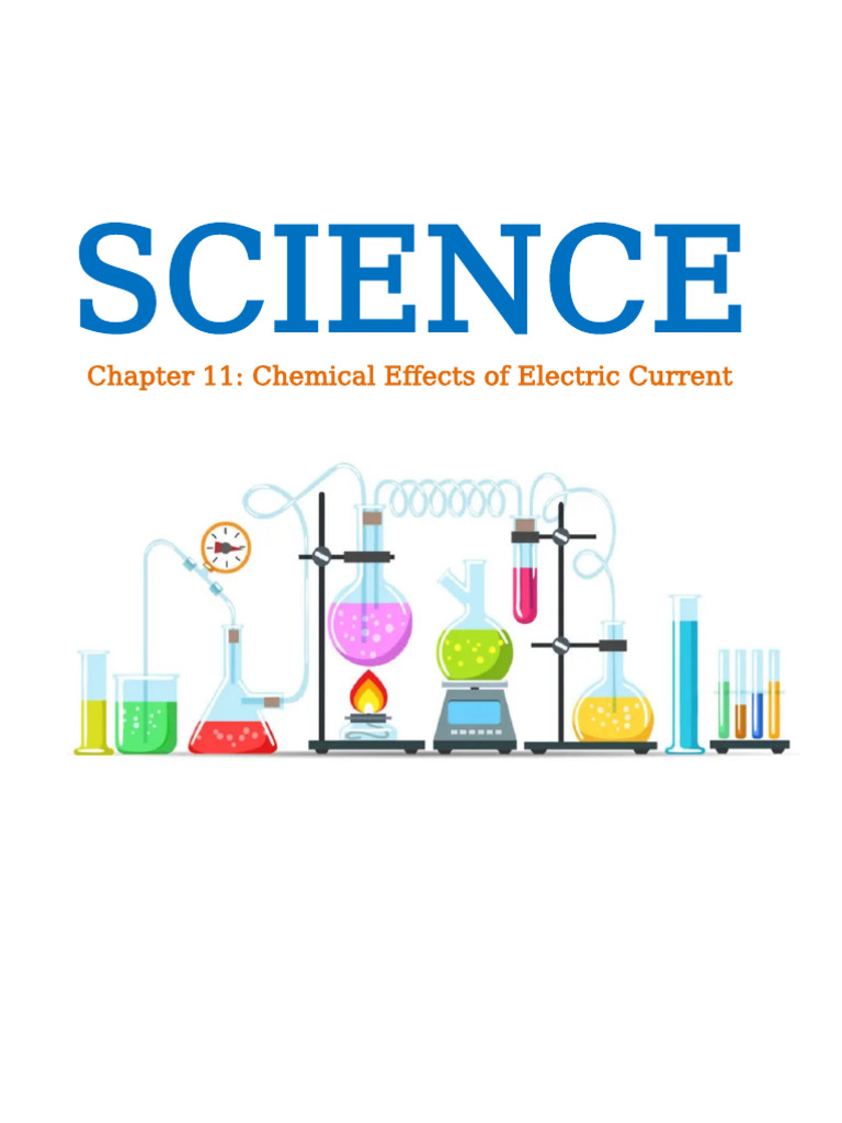 Chemical Effects of Electric Current | PDF | Electric Current | Rust