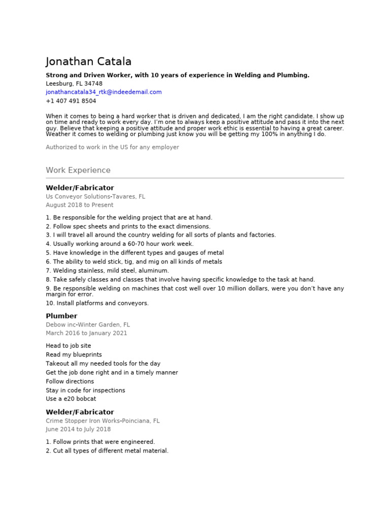 Resume Jonathan Catala | PDF