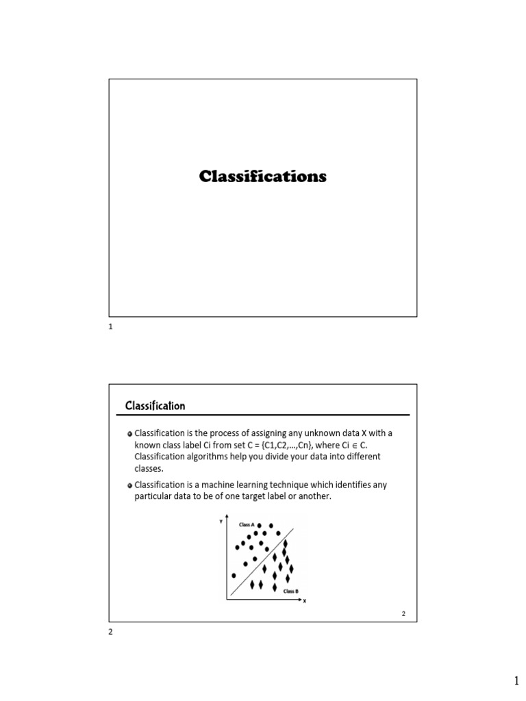 02 Classification | PDF