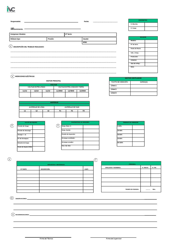 Cartilla - de - Mantenimiento Ivc | PDF