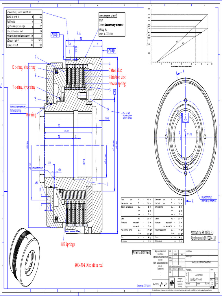 Clutch Disk Kit SFP 250x350XP - C | PDF | Mechanics | Mechanical ...