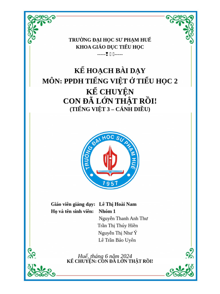 khbd con đã lớn thật rồi | PDF