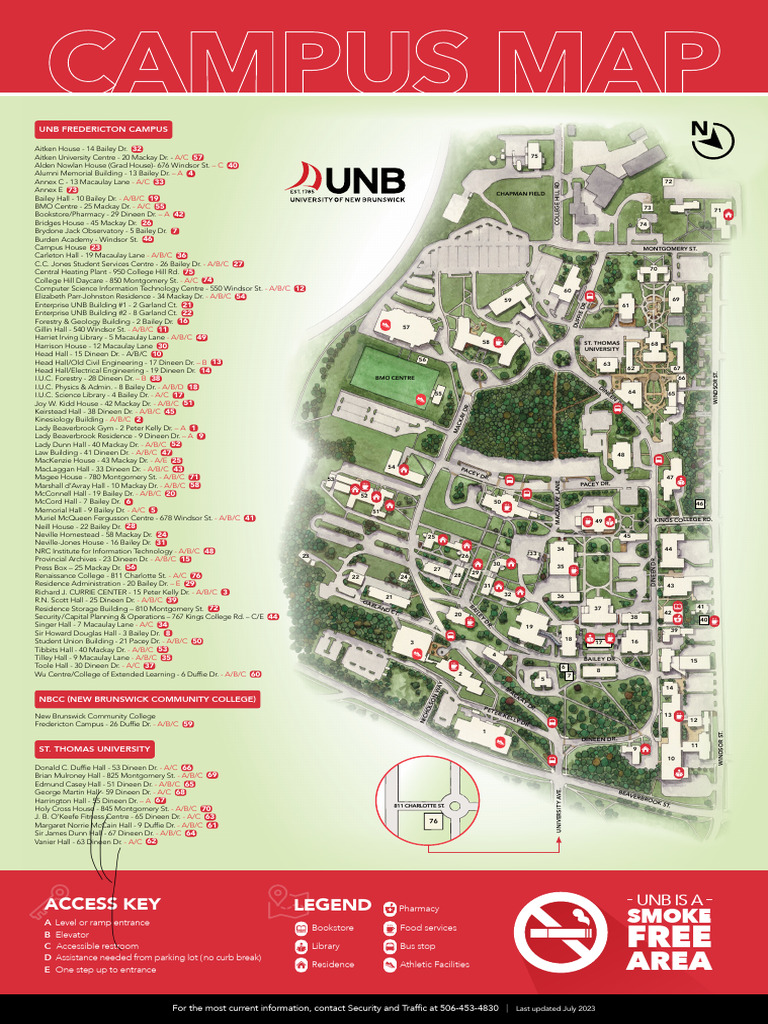 UNB frederictonmap | PDF