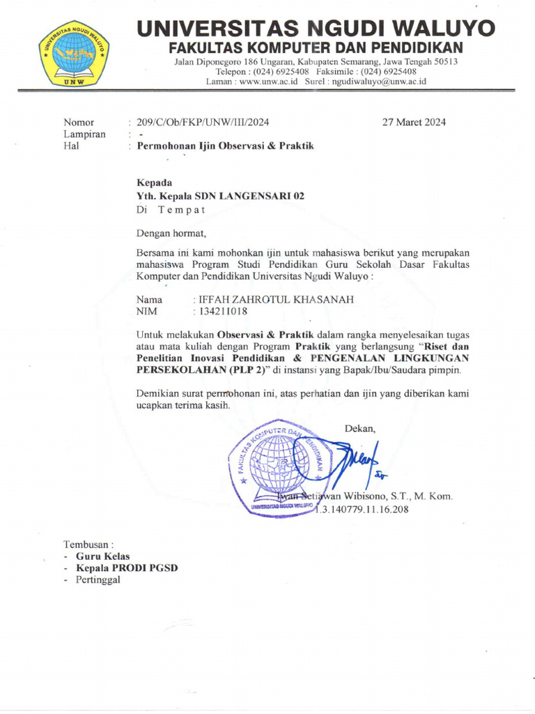 Iffah Zahrotul Langensari 2 | PDF