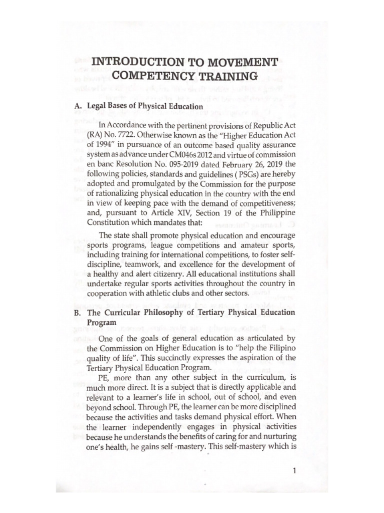 Introduction To Movement | PDF