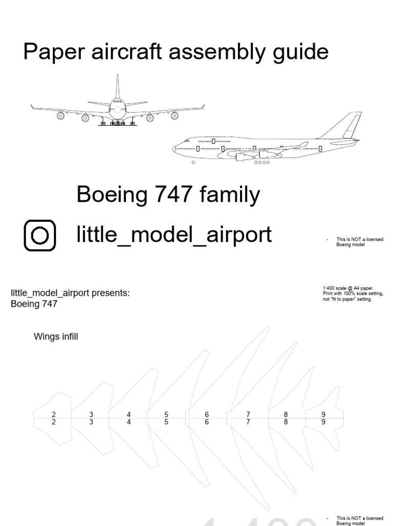 Assembly Guid - b747 2 | PDF