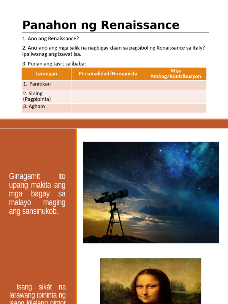 Panahon NG Renaissance | PDF