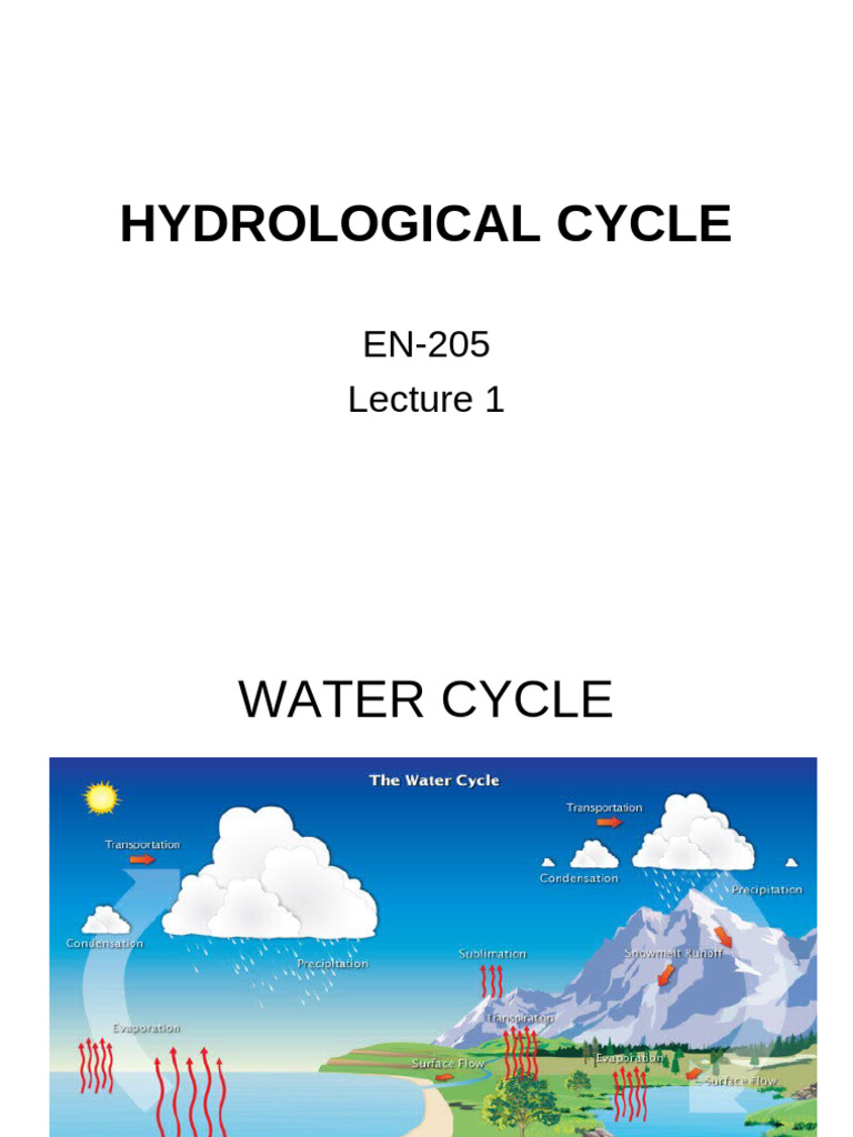 Overview of the Hydrological Cycle | PDF