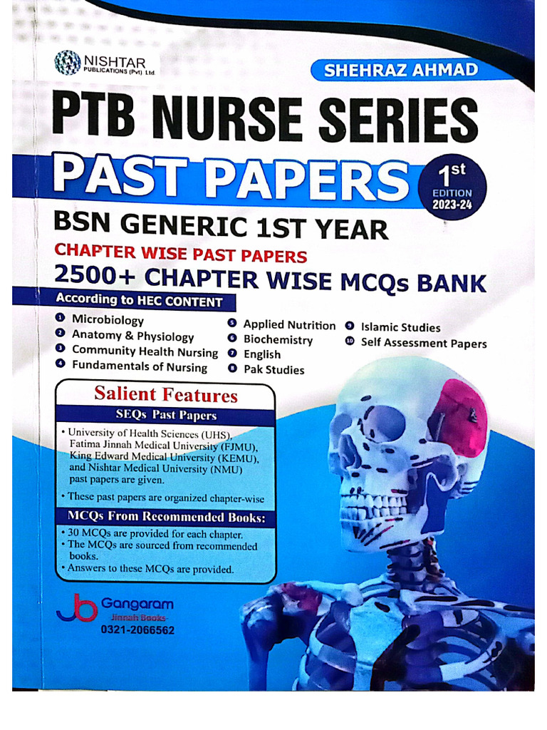 PTB Nurse Past Paper Fon i&II | PDF