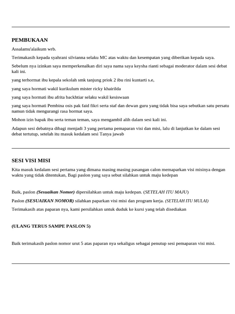 Teks Moderator | PDF