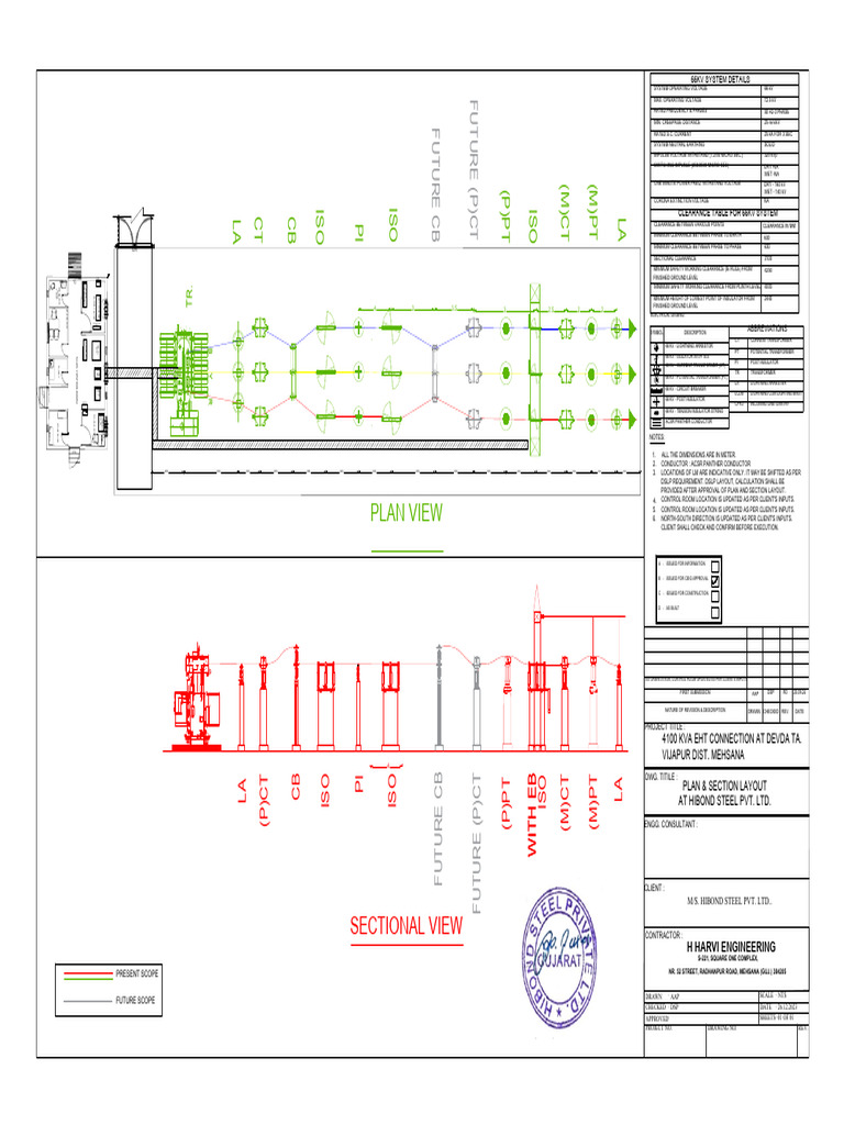 Hibond Switchyard Drawing | PDF
