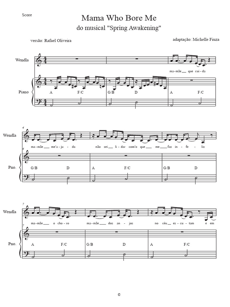 Mama - Who - Bore - Me | PDF