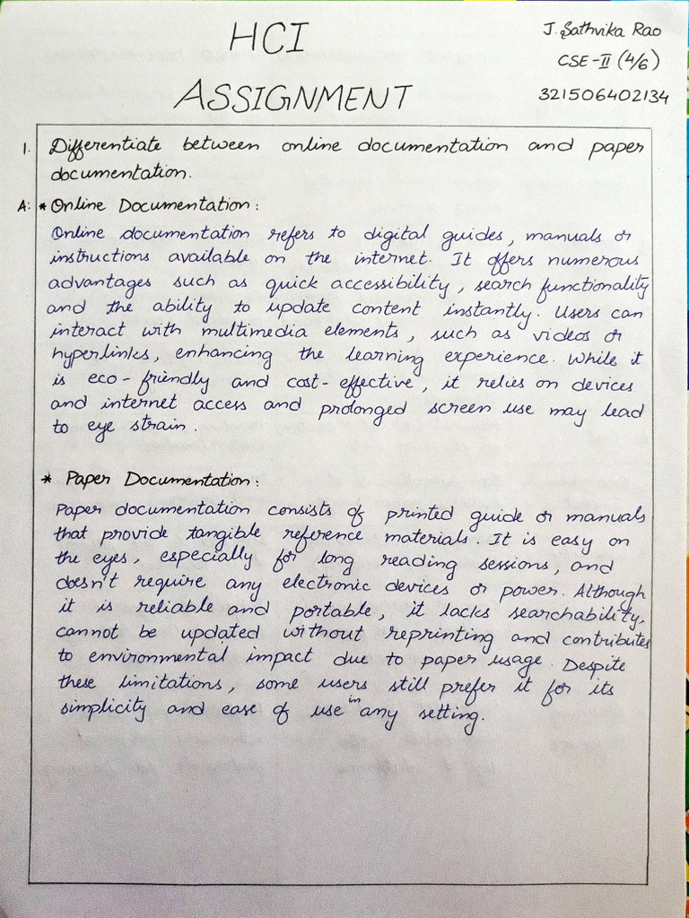 HCI Assignment - 3 | PDF