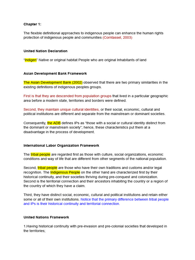 Indigenous Communities | PDF