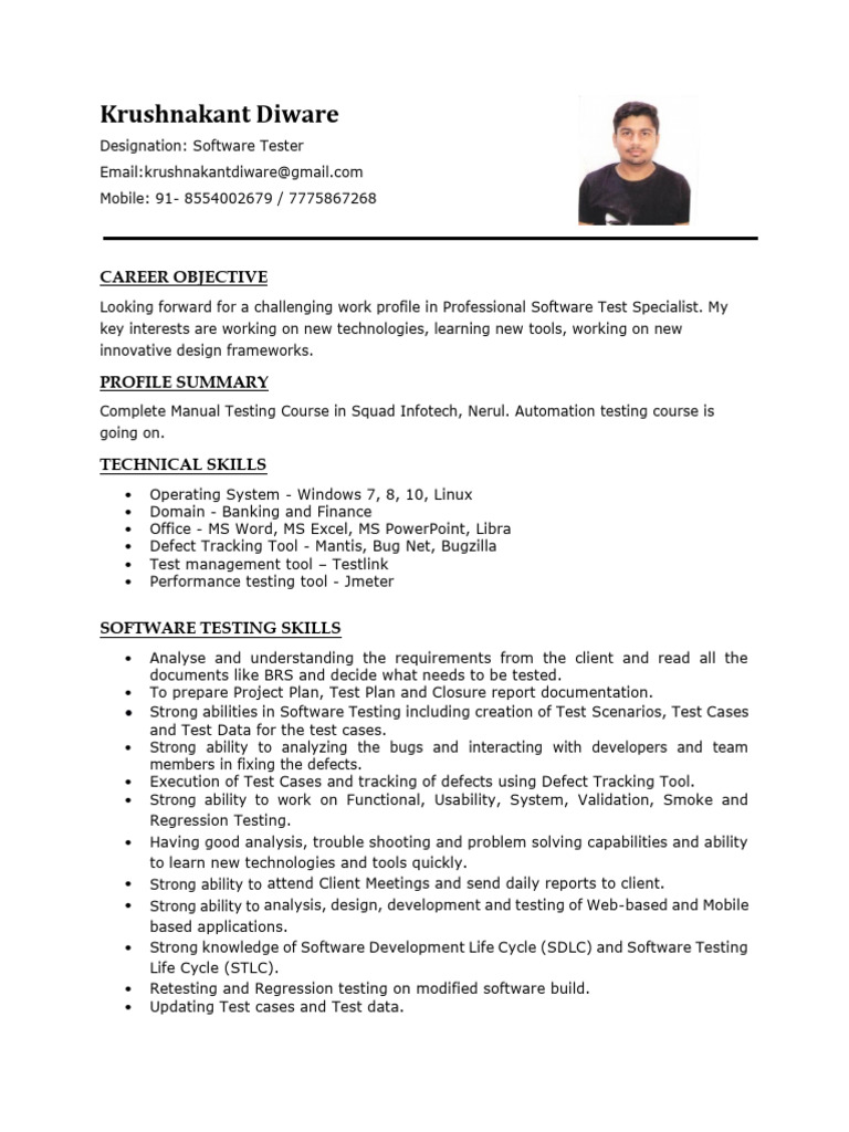 Resume Krushnakant | PDF