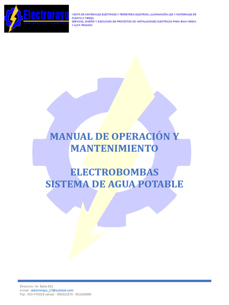 Manual de Operacion | PDF