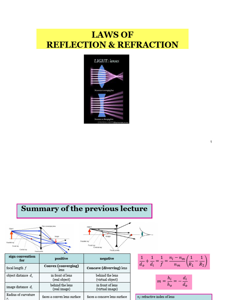 05 - Geometrical Optics-Refraction 2 | PDF