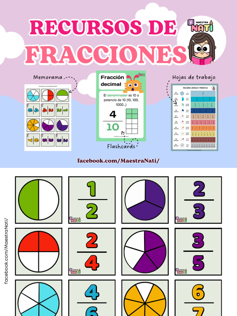 Memorama De Fracciones Pdf